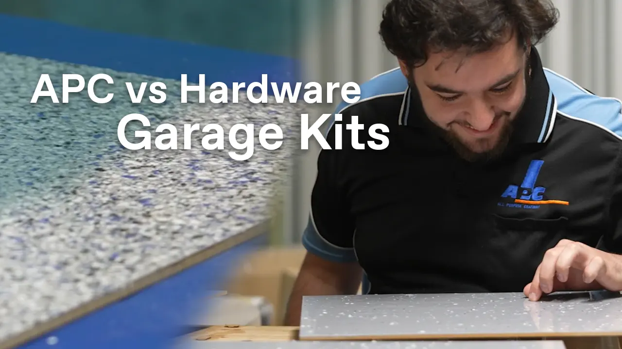 APC vs Hardware Store Garage Kits | All Purpose Coatings