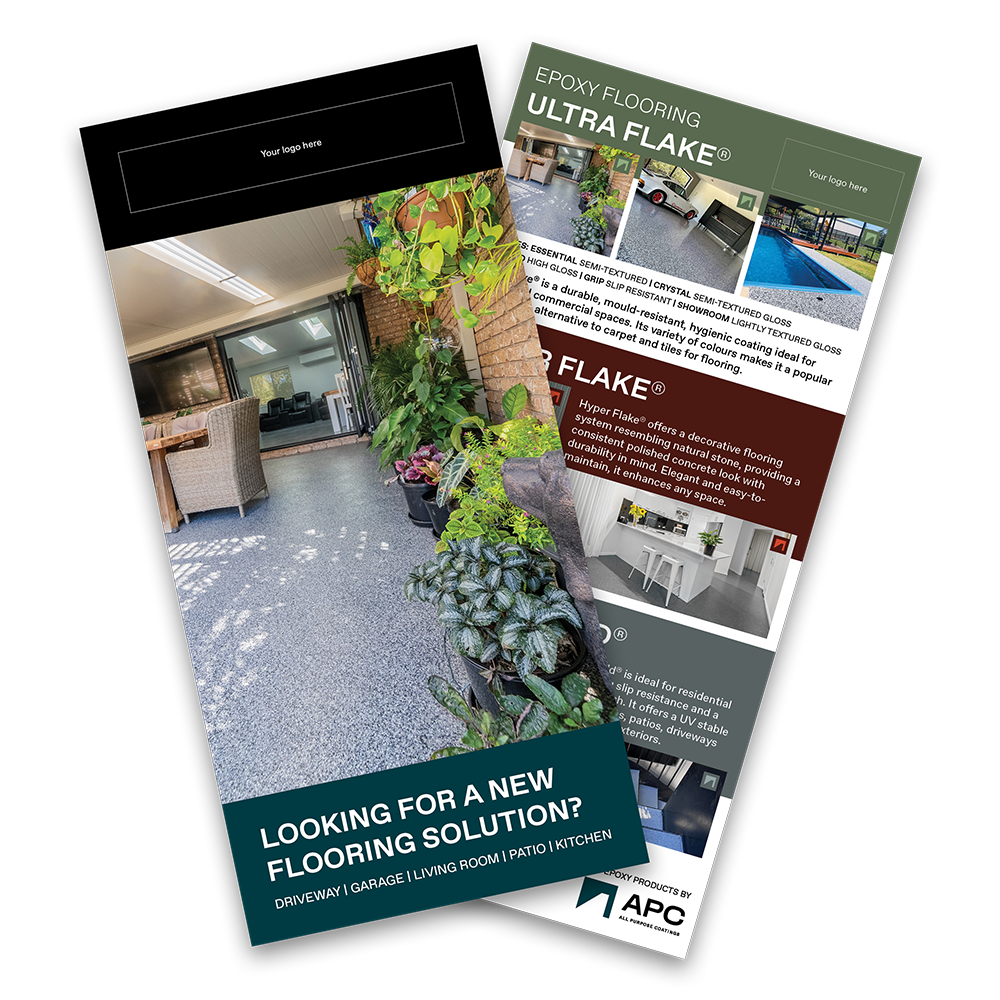 Letterbox Drop Flyers 1000pk - Budget Thickness | All Purpose Coatings